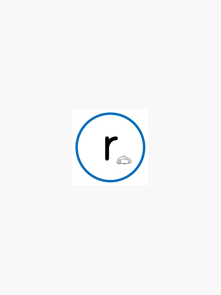 "Letter r" Sticker for Sale by PracticeReaders | Redbubble