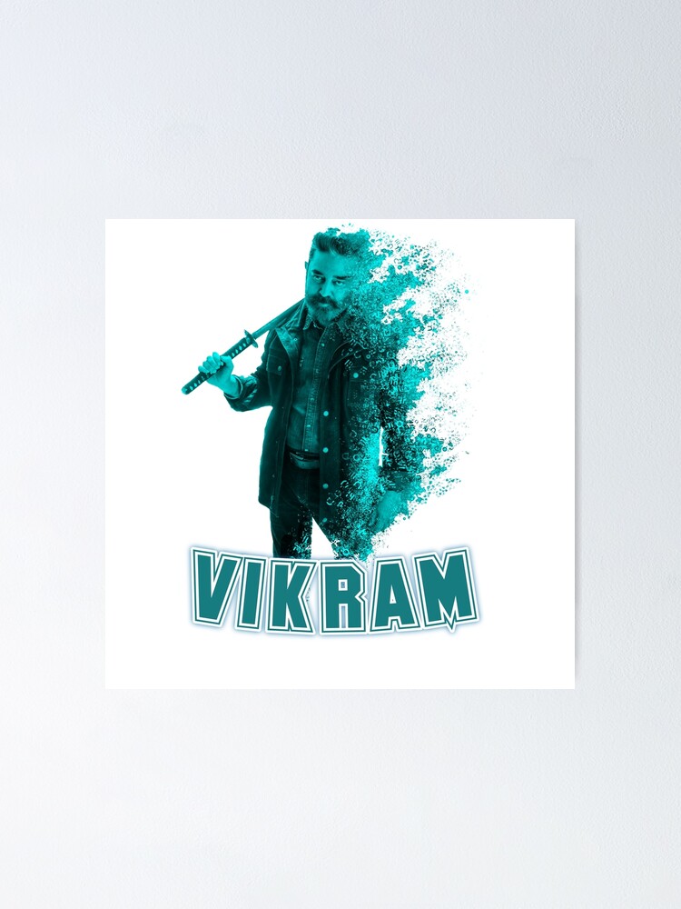 "Vikram" Poster for Sale by Vlaki | Redbubble