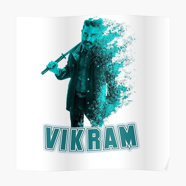 "Vikram" Poster for Sale by Vlaki | Redbubble
