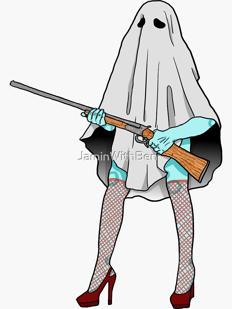 Sexy Ghost Legs Sticker For Sale By Jaminwithben Redbubble