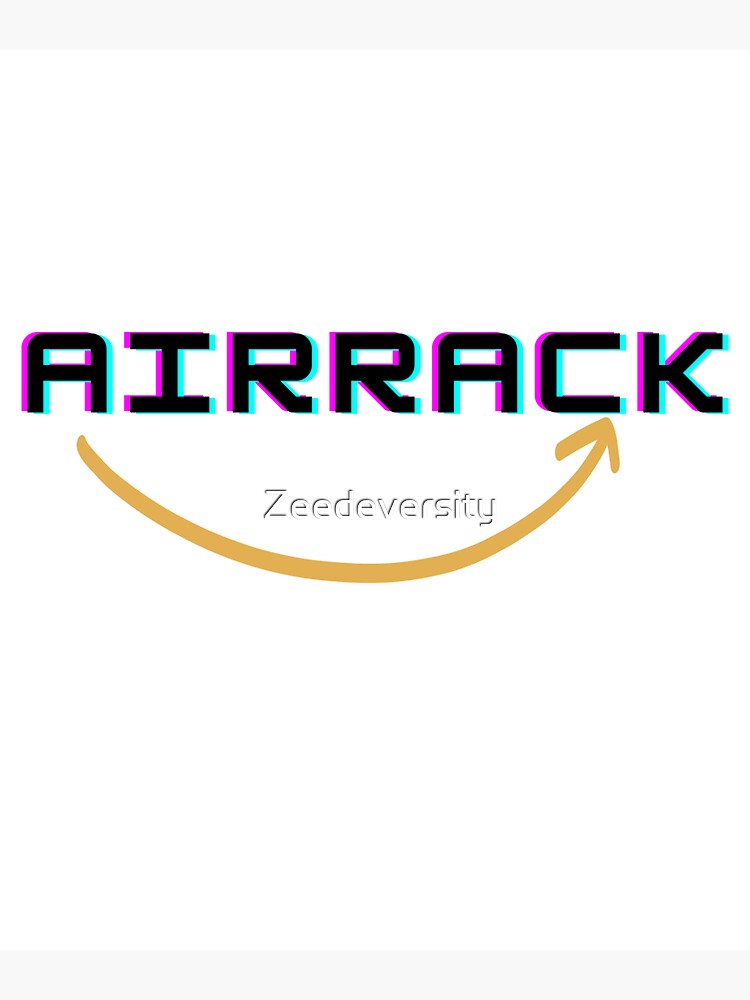 "Airrack" Sticker for Sale by Zeedeversity | Redbubble