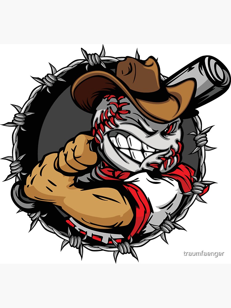 "Baseball Freak" Sticker for Sale by traumfaenger | Redbubble