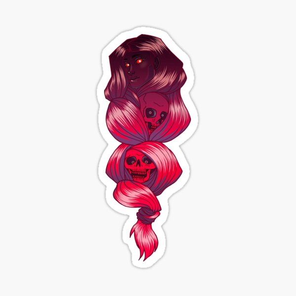 "Witch Braid" Sticker for Sale by WyvernWhit | Redbubble