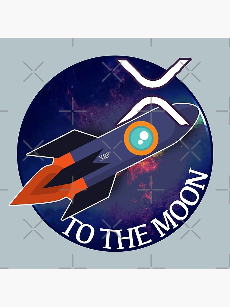 "XRP to the moon" Poster for Sale by Crypmetal | Redbubble