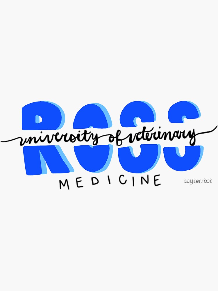 "ross university blue semester sticker" Sticker for Sale by tayterrtot ...