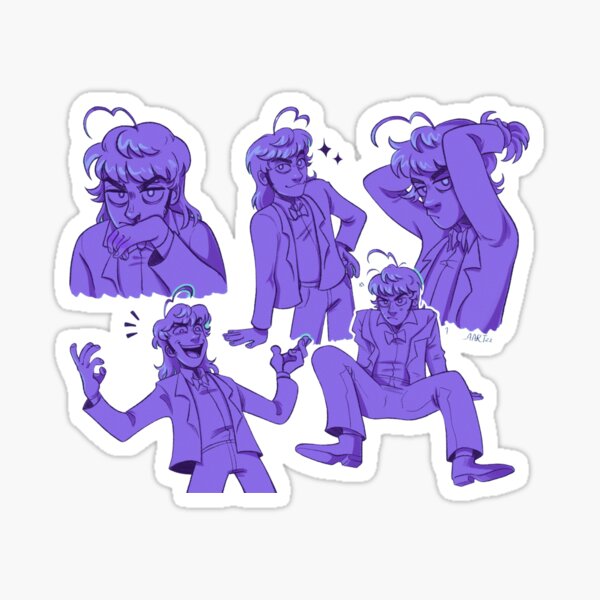 "blueycapsules " Sticker for Sale by Hulckart | Redbubble