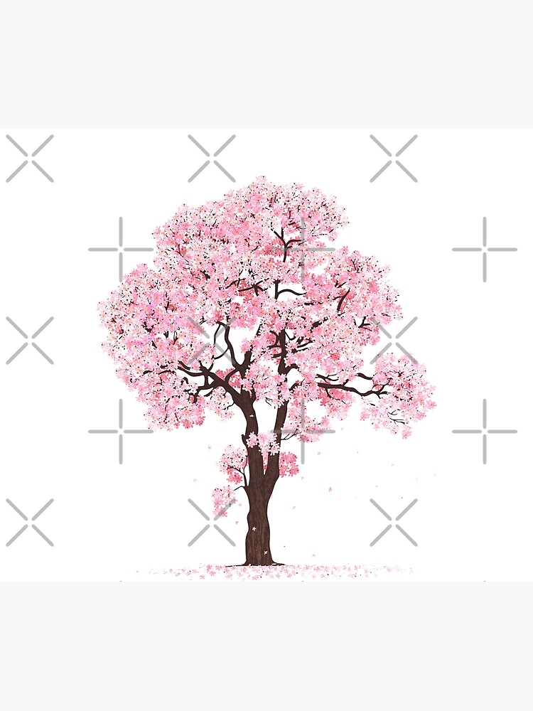 "Sakura Cherry Blossom Tree Sticker" Poster for Sale by alexvoss ...