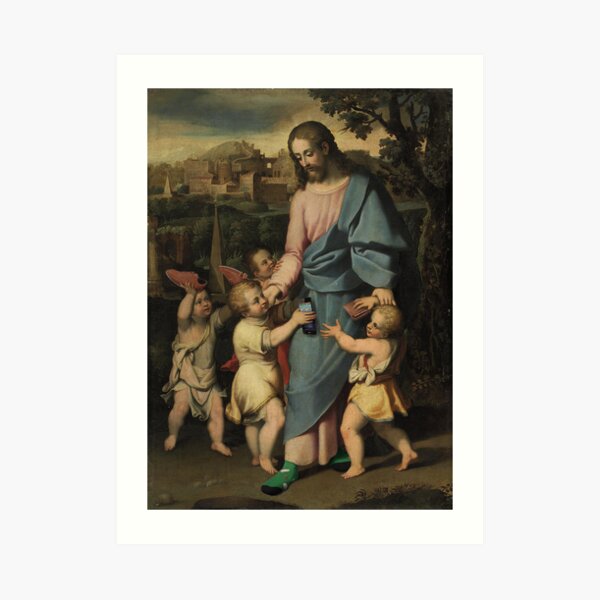 "Jesus Being Mugged" Art Print for Sale by TheTwist | Redbubble