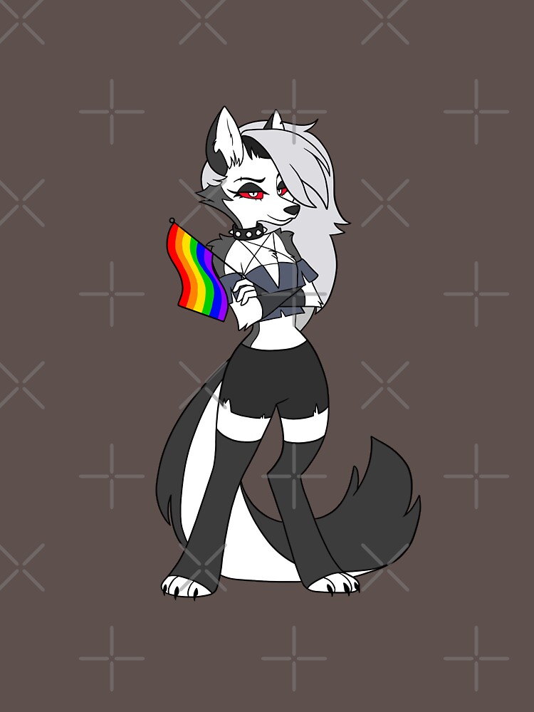 "Loona Helluva Boss Pride Flag" T-shirt for Sale by xyvril | Redbubble | loona t-shirts ...