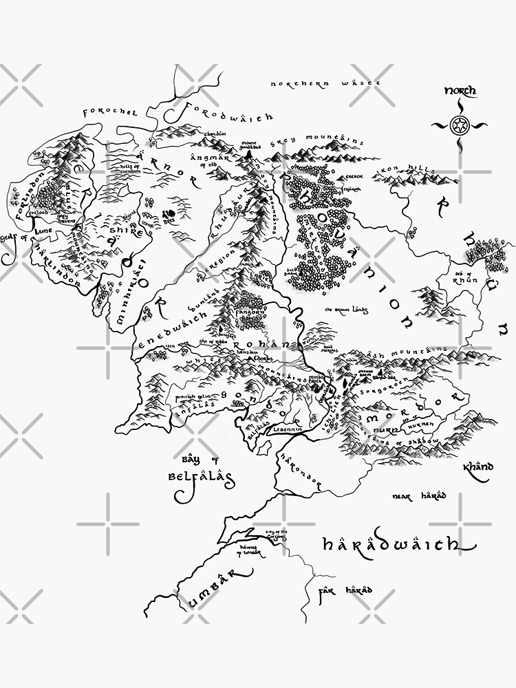 "The Most Detailed Fake Map Ever" Sticker for Sale by NerdyDragonCO ...