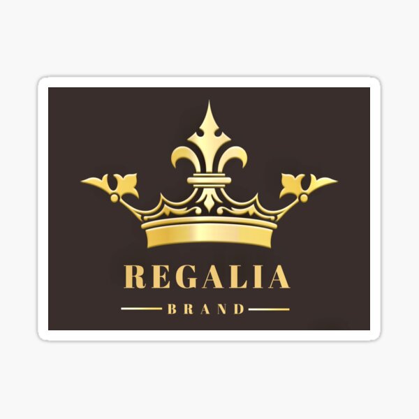 "REGALIA BRAND" Sticker for Sale by akafireshop1 | Redbubble