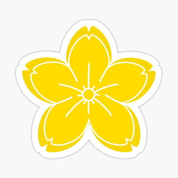 "Sakura Gold" Sticker for Sale by StargirlWares | Redbubble