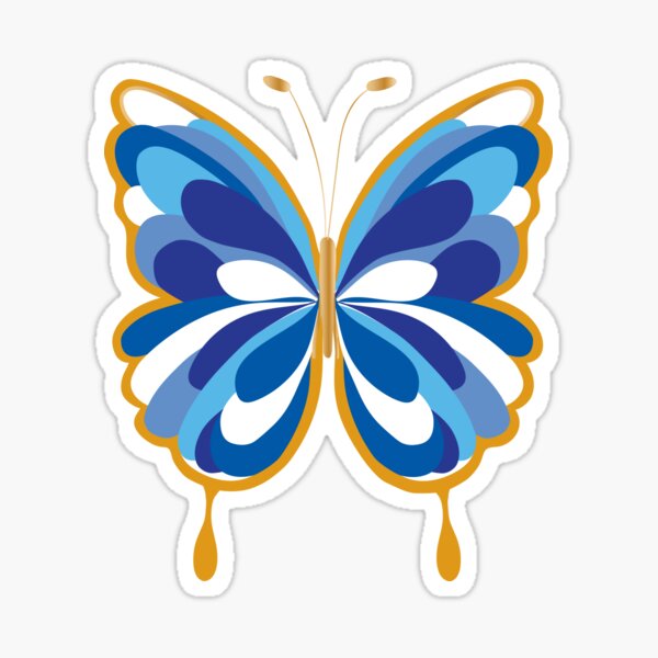 "PAPILLION" Sticker for Sale by Schmancy | Redbubble