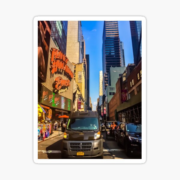 "Times Square, Manhattan, NYC" Sticker by eleonoraingrid | Redbubble