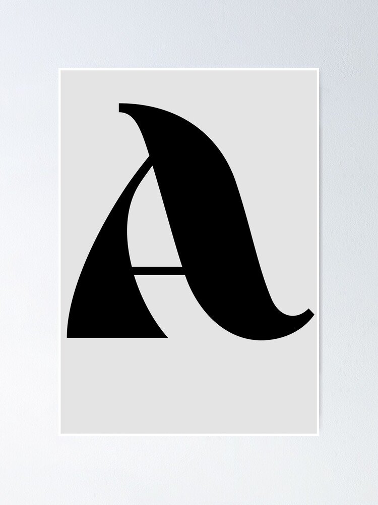 "Letter A Word Song aaa" Poster for Sale by FatimaZahra0404 | Redbubble