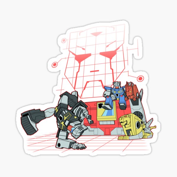 "Autobot B-bots" Sticker for Sale by SW-Illustration | Redbubble