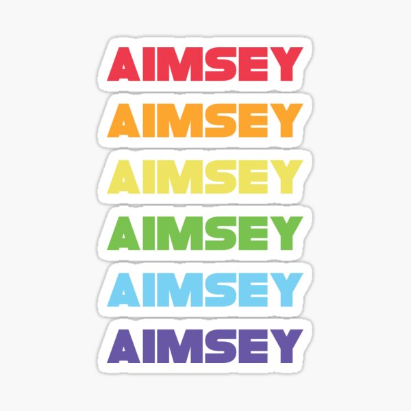 "Aimsey Pride" Sticker for Sale by myaxcouture | Redbubble