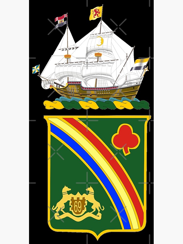 "Coat of Arms of the 69th Infantry Regiment" Poster by Shav | Redbubble