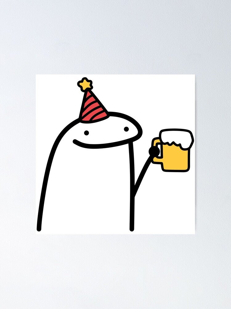 "Flork-Party" Poster von athenastudart | Redbubble