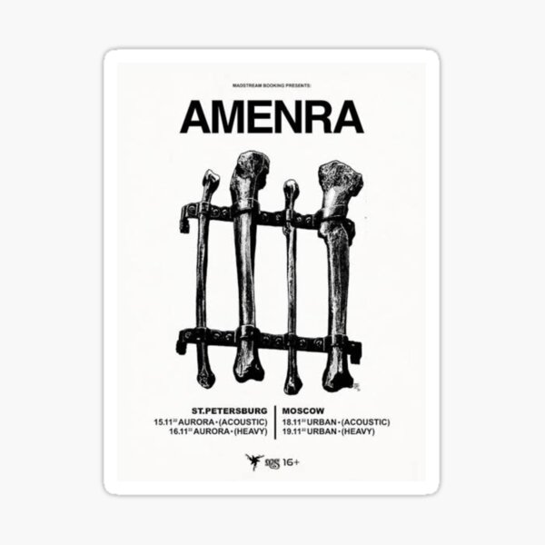 "Amenra" Sticker for Sale by Creationsofwill | Redbubble