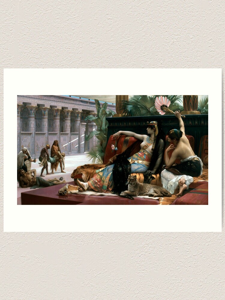 "Alexandre Cabanel - Cleopatra testing poisons on condemned prisoners ...