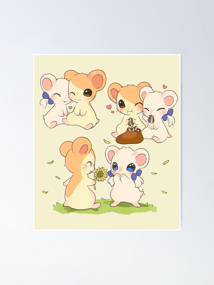"hamtaro-ham ham heartbreak" Poster for Sale by AyarNaz | Redbubble