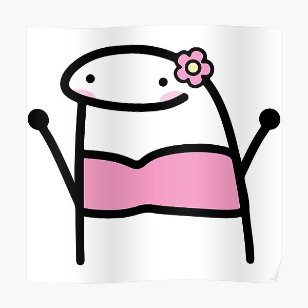 Póster «Flork Girl» de athenastudart | Redbubble