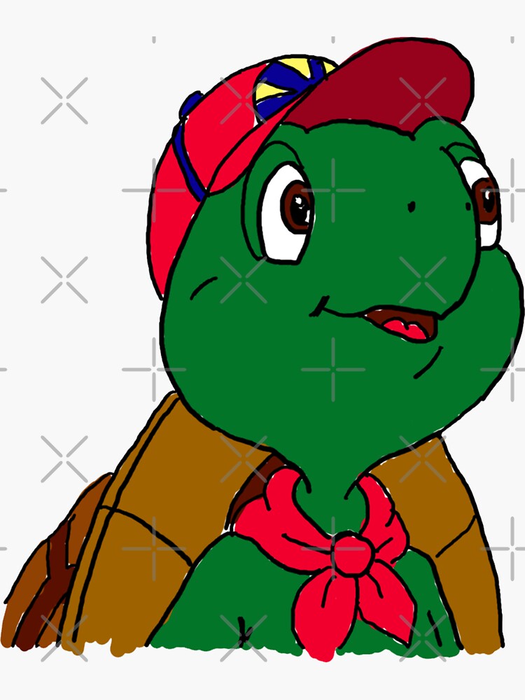 "Franklin The Turtle" Sticker for Sale by Fashion-Ciiity | Redbubble