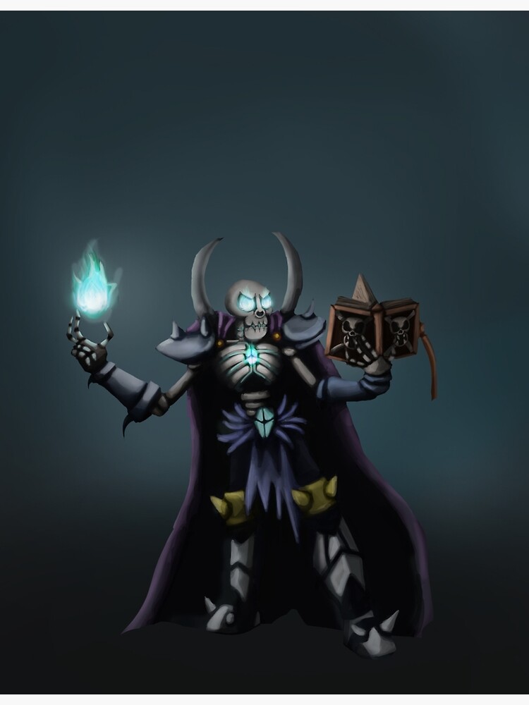 "Necromancer magischer Charakter dnd Kunstposter" Poster von ...