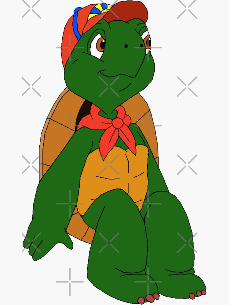 "Franklin The Turtle" Sticker by Fashion-Ciiity | Redbubble