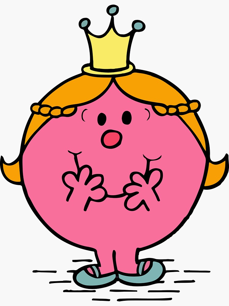 "Little Miss Princess" Sticker for Sale by ThePentaverate | Redbubble