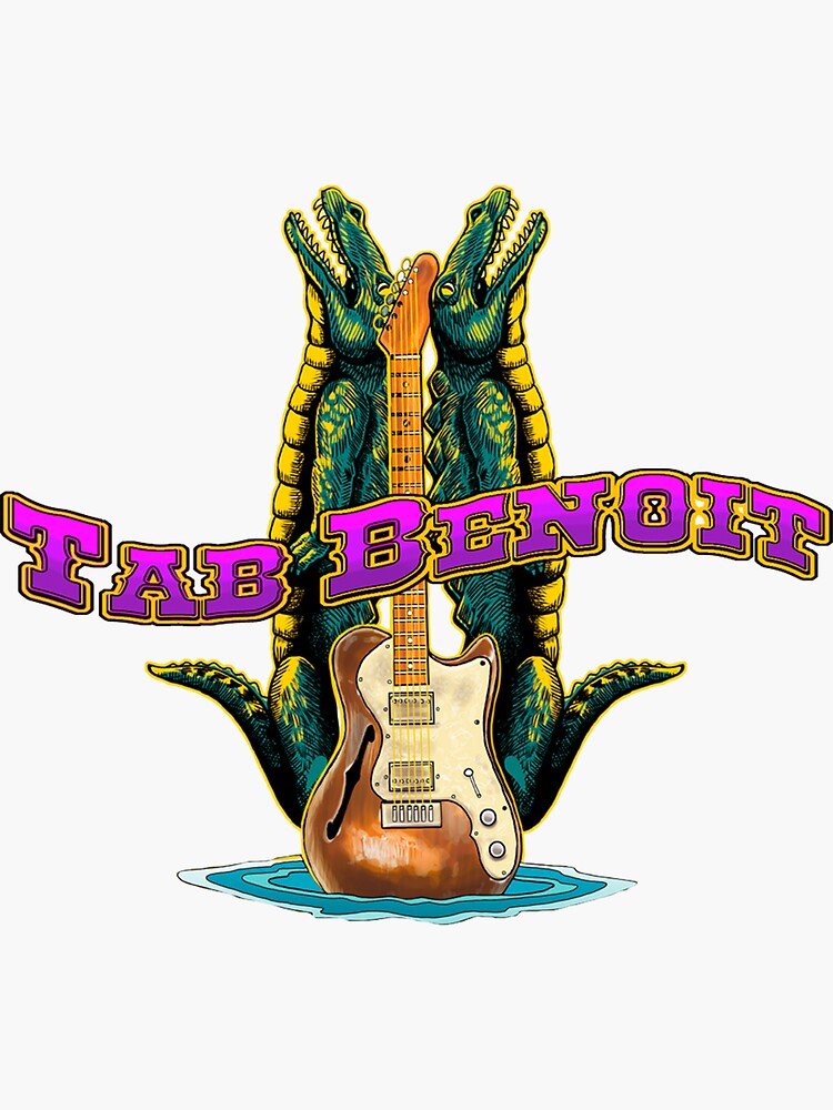 "TAB BENOIT art" Sticker for Sale by csinderlandc4 | Redbubble