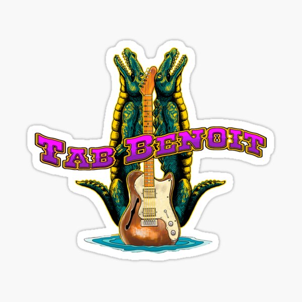 "TAB BENOIT art" Sticker for Sale by csinderlandc4 | Redbubble