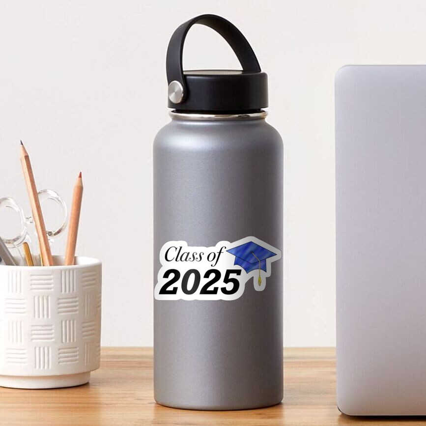 "Class of 2025 - Blue Cap" Sticker for Sale by 201farmer | Redbubble