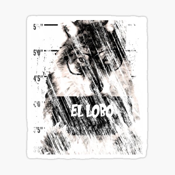 "Animals El Lobo" Sticker for Sale by NhamDan | Redbubble