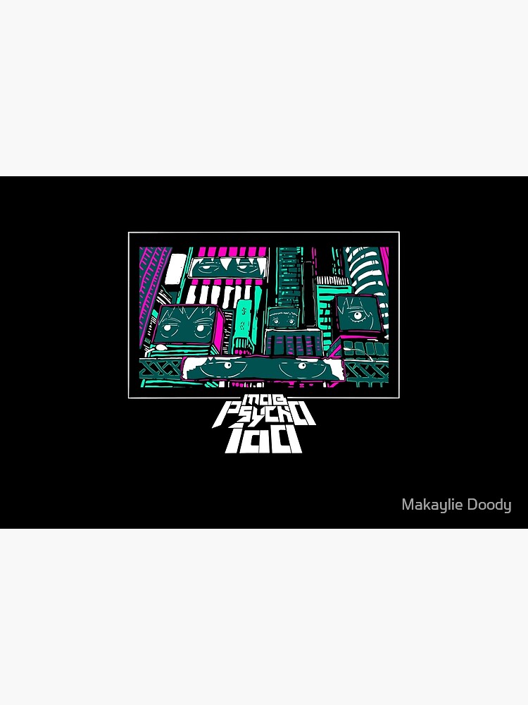 "Mob Psycho 100 Intro Logo" Poster for Sale by Makaylie11 | Redbubble