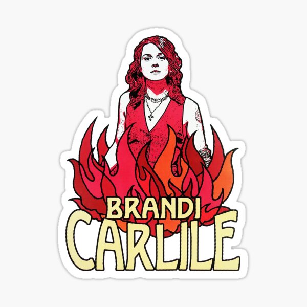 "brandi fire art" Sticker for Sale by natalieblanda | Redbubble