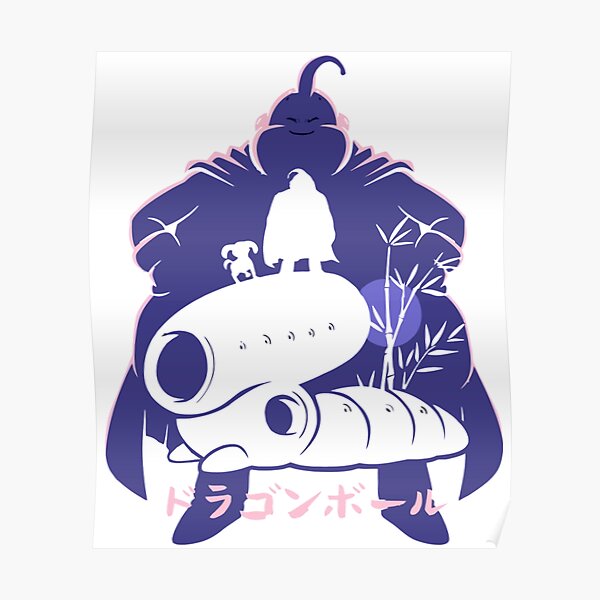 "Dragon Ball Fat Majin Buu Loves Puppy Dog Bee " Poster for Sale by ...