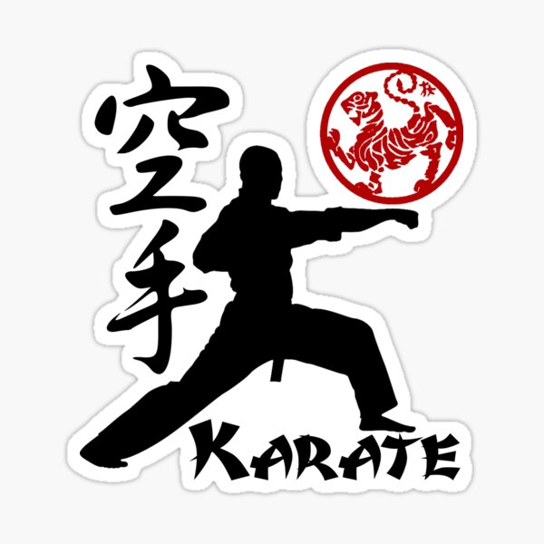 "Karate" Sticker for Sale by Corpsecutter | Redbubble