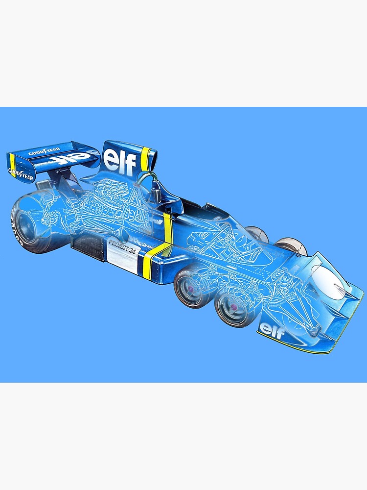 "P34 Tyrell drawing mode" Art Print for Sale by DrTigrou | Redbubble