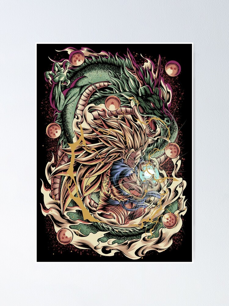 "Dragon Ball Goku SS3" Poster for Sale by JohnRobertson47 | Redbubble