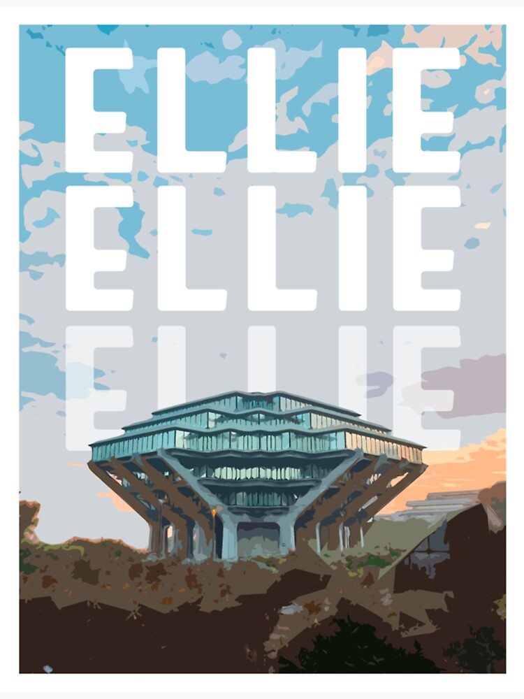 "UCSD ERC ellie " Sticker for Sale by Danielseiki | Redbubble