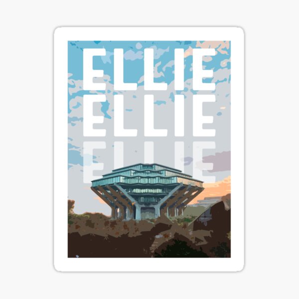 "UCSD ERC ellie " Sticker for Sale by Danielseiki | Redbubble