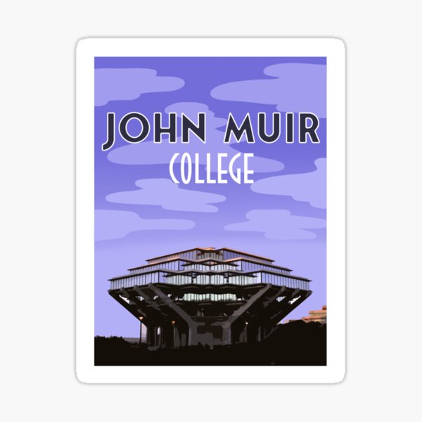"UCSD muir college " Sticker for Sale by Danielseiki | Redbubble