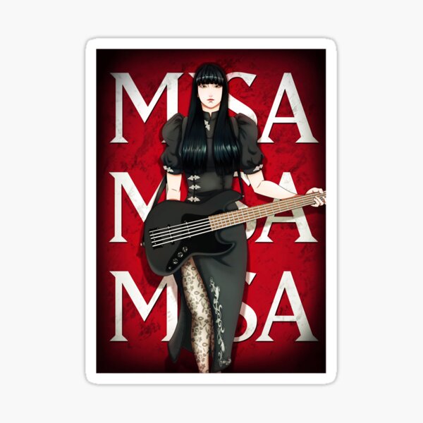 "Band Maid Misa" Sticker for Sale by TaraConrad68 | Redbubble