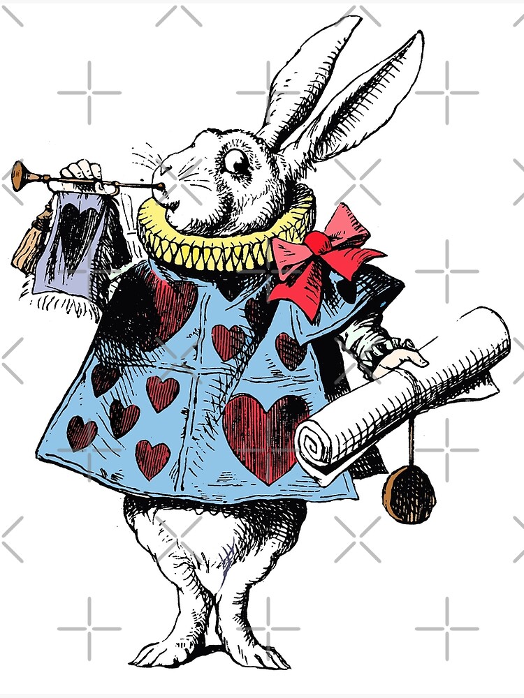 "White Rabbit" Poster for Sale by MandyEych | Redbubble