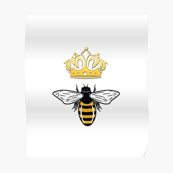 "Queen Bee" Poster for Sale by Gibbonzo | Redbubble