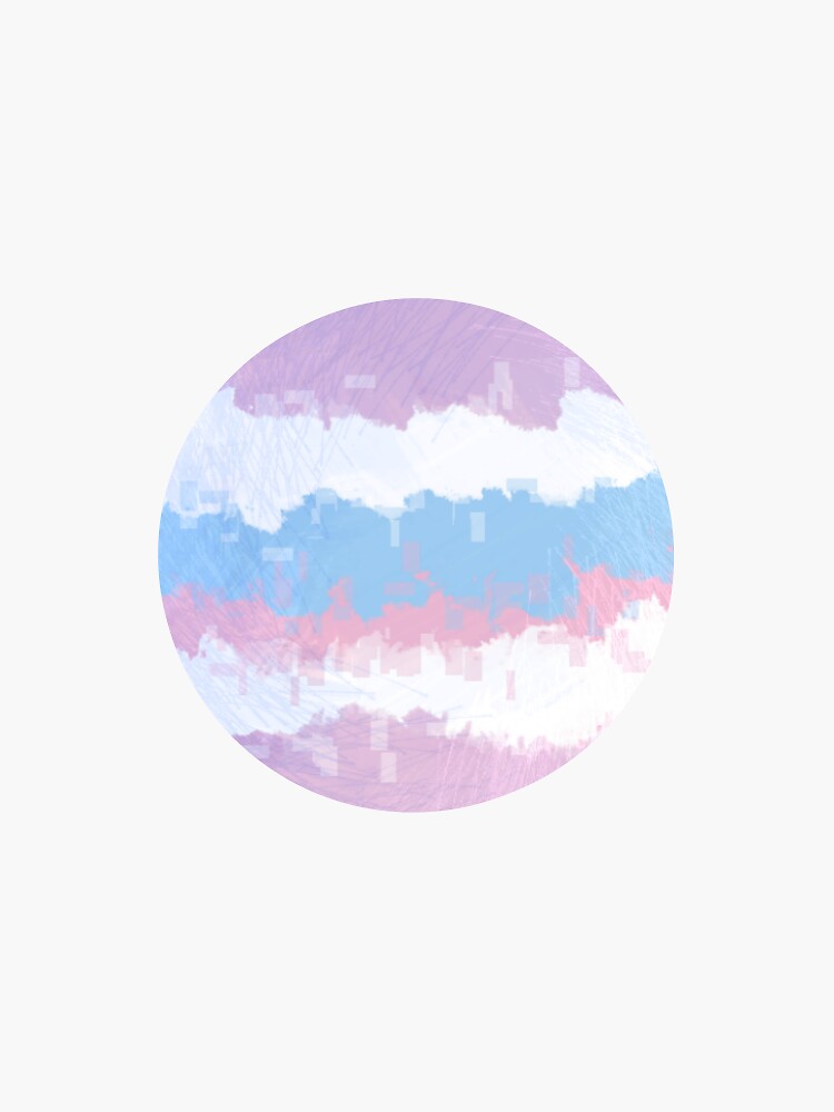 "bigender pride pin + sticker" Sticker for Sale by harveycepheus ...