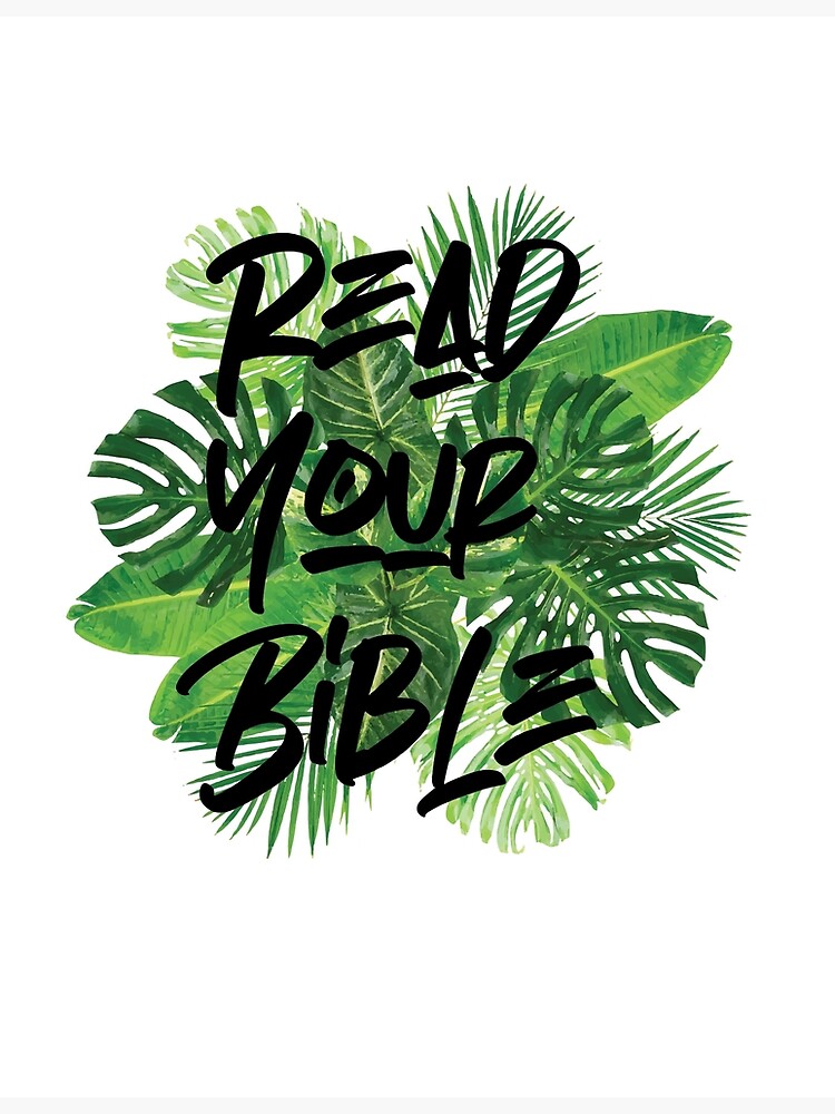 Póster «Lea sus hojas de la Biblia» de Payton-Schick | Redbubble