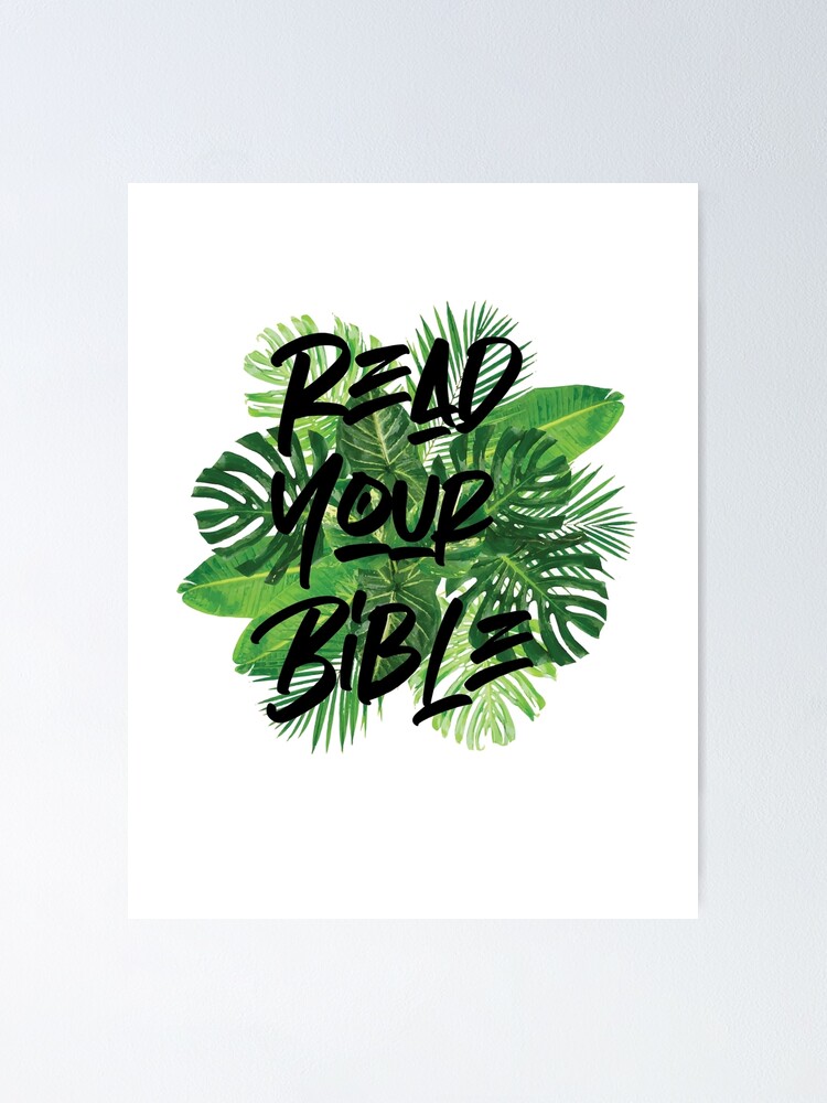 Póster «Lea sus hojas de la Biblia» de Payton-Schick | Redbubble